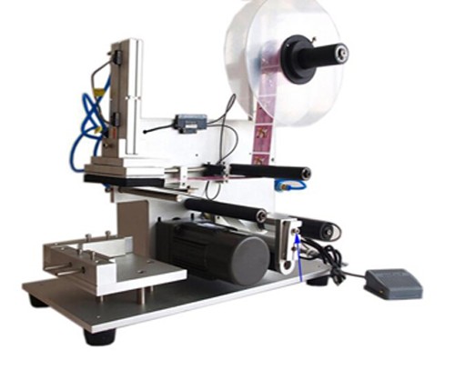 MT-60 Semi-Automatic Flat Bottle Labeling Machine - ALLPACK