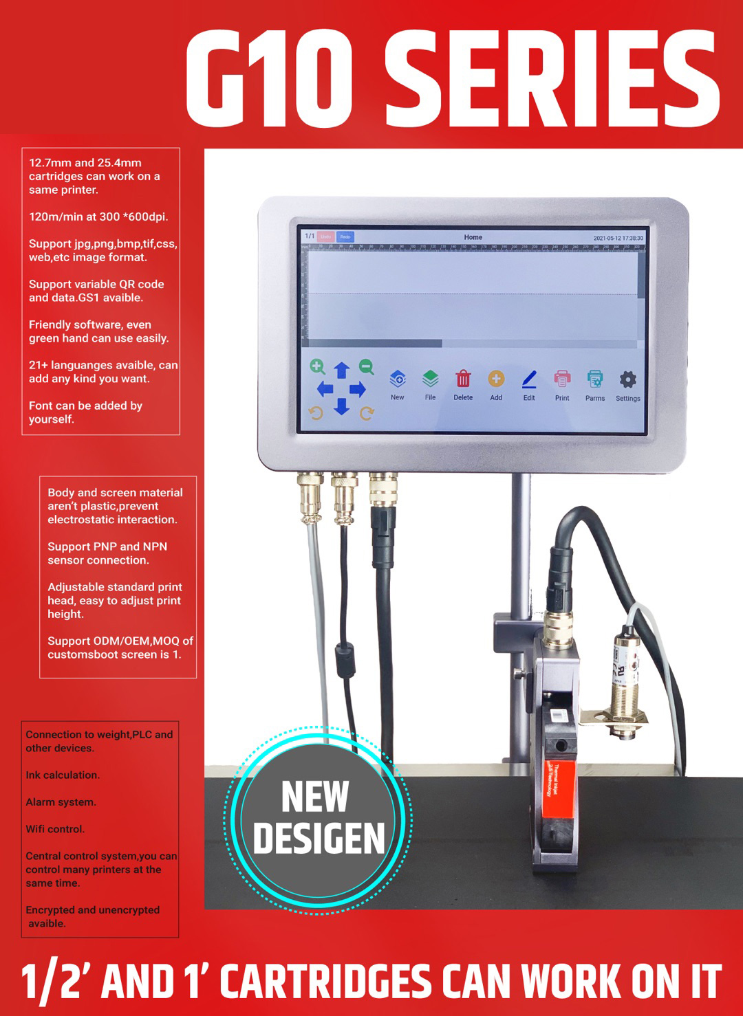 G-10 Series TIJ Inkjet Printer