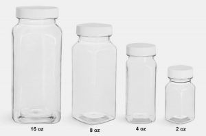 Bottle Size Chart for Capsules&Pills - ALLPACK