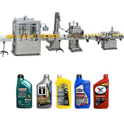 Engine Gear Motor Lube Oil Lubricant Filling Machine Automatic liquid ...