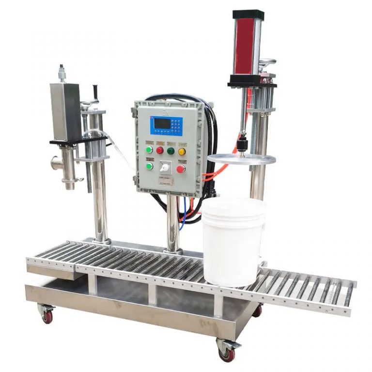Automatic Smart PLC Control Solvent Base Paint Ink Filling Machine ...